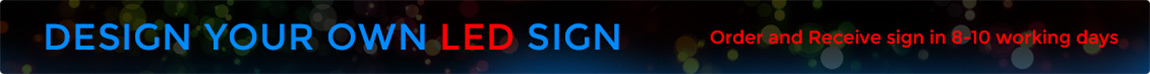 Create Your Own LED Sign Custom LED Letters
